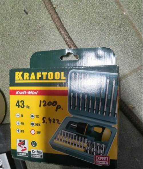 Биты и головки. Kraftool 43