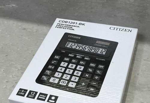 Калькулятор настольный Citizen CDB1201-BK