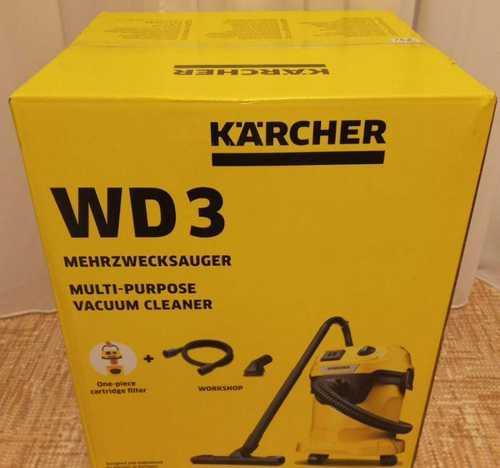 Пылесос karcher wd 3