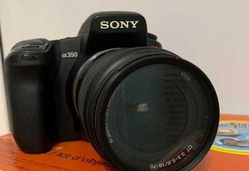 Зеркальный фотоаппарат Sony a350
