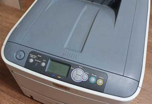 Цветной принтер Oki c610 с глянцевой печатью