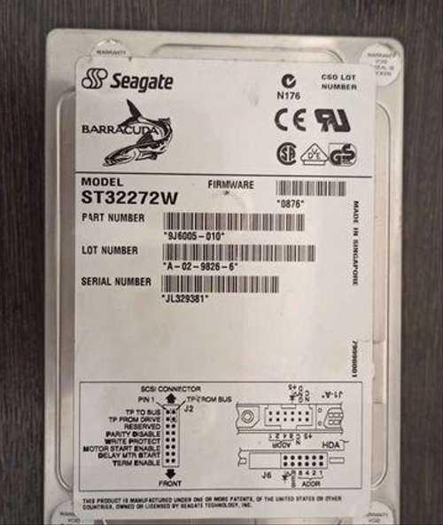 Жесткий диск scsi Seagate Barracuda 2.26GB