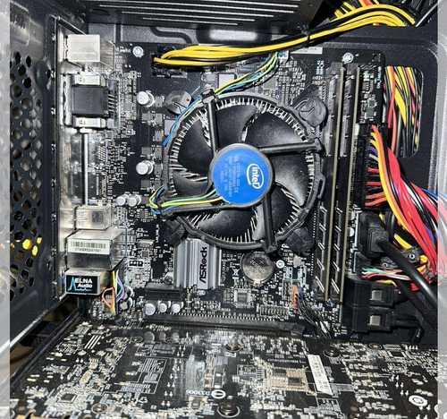 Комплект intel core i3 9100f   asrock 310CM-DVS