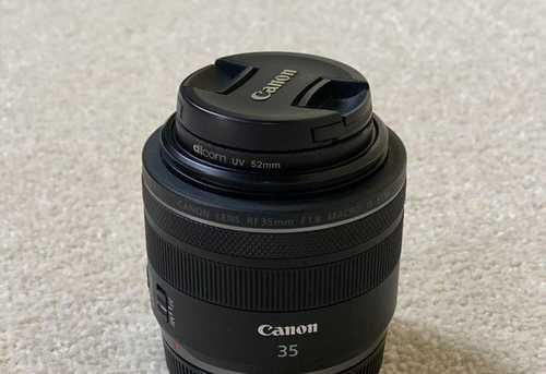 Объектив Canon RF 35mm f 1.8 macro is stm