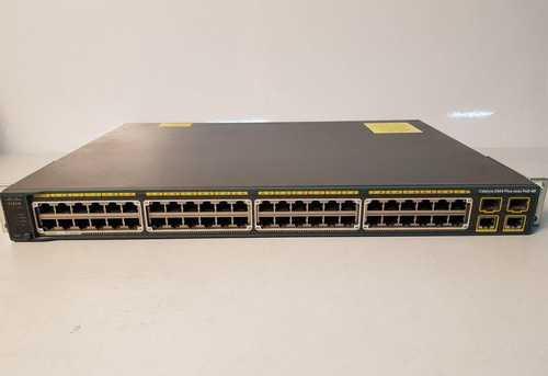 Коммутатор CIsco WS-C2960+48PST-S