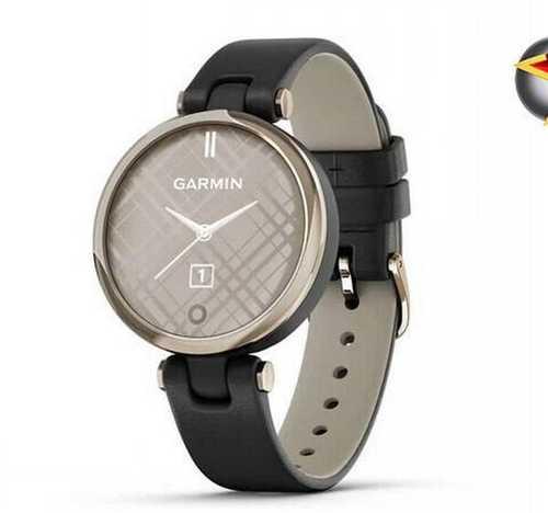 Часы Garmin Lily Creamy golden/ Black 010-02384-B1