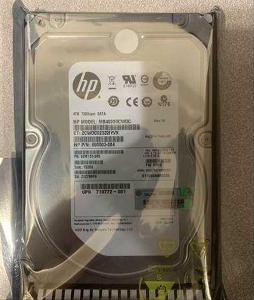 Жесткий диск HP 4Tb SATA 6G 3.5