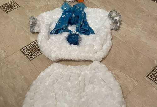 Новогодний костюм Снеговик 104-110
