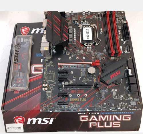 MSI MPG Z390 gaming plus LGA1151 V2 DDR4