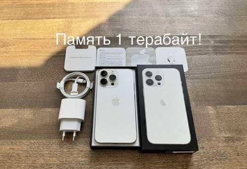 iPhone 13 Pro Silver 1tb,sim + esim