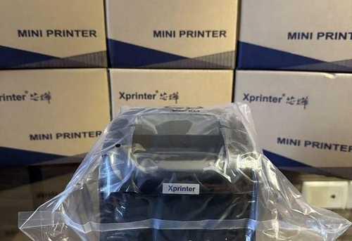 Новый мини принтер Xprinter XP-365B термопринтер