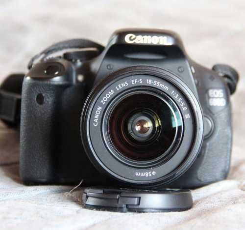 Canon 600d kit 1855