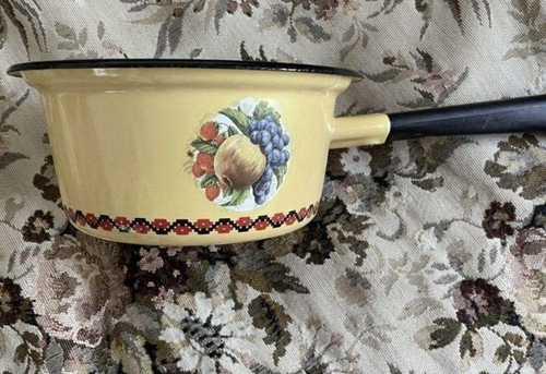 Дуршлаг эмалированный новый