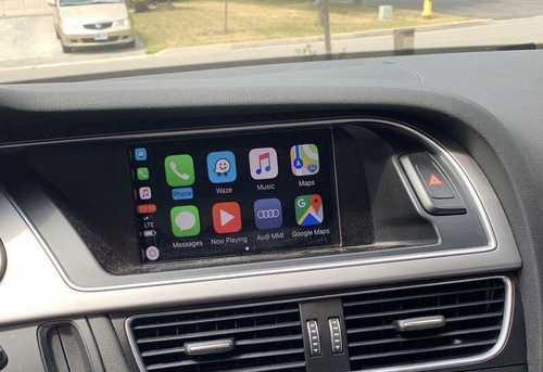 Audi a4, q5, a5 беспроводной CarPlay