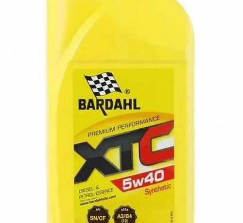 Моторное масло bardahl 5W40 XTC SN/CF 1L (синт.)