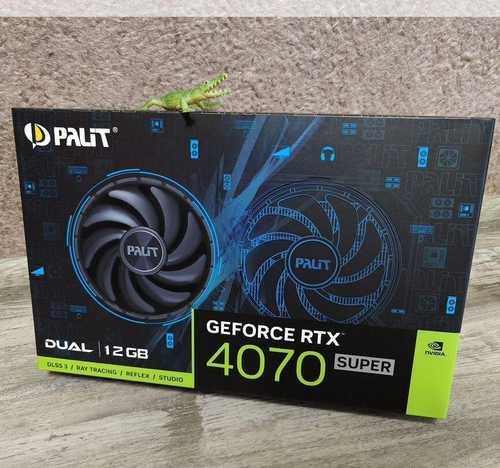 Новая RTX 4070 Super Palit dual 12gb