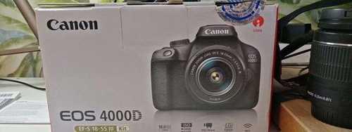Зеркальный фотоаппарат Canon eos4000d
