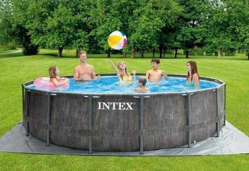 Каркасный бассейн новый Intex 457x122 см