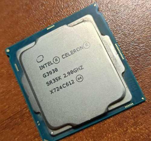 Процессор Intel celeron G3930 2.9GHz под сокет LGA