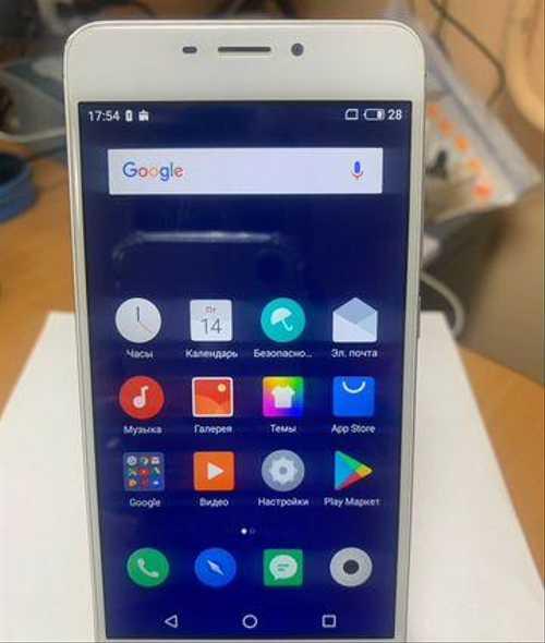 Сотовый телефон meizu M6; чк