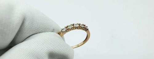 Золотое кольцо с бриллиантами 585 1.85гр 16размер