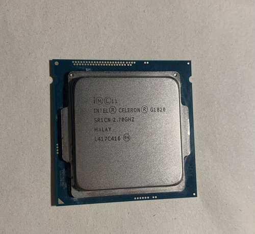 Процессор intel celeron g1820 SR1CN