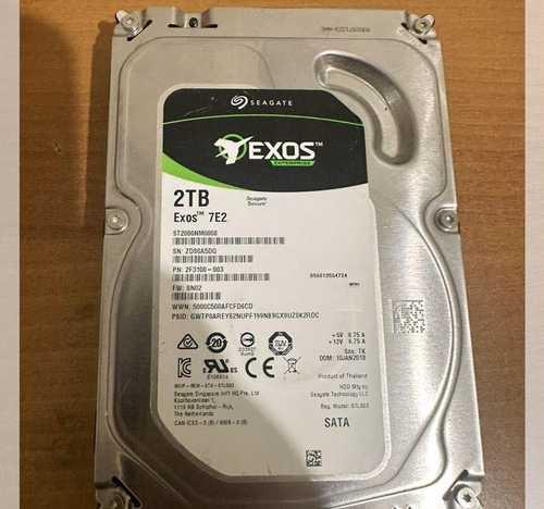 Жесткий диск 2тб hdd exos