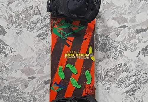 Сноуборд Libtech Skate Banana 156cm+крепления Flow