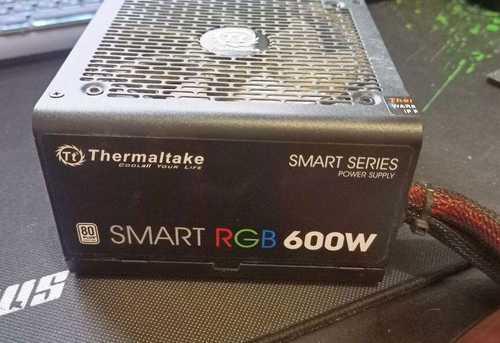 Блок питания thermaltake smart RGB 600W ATX 80