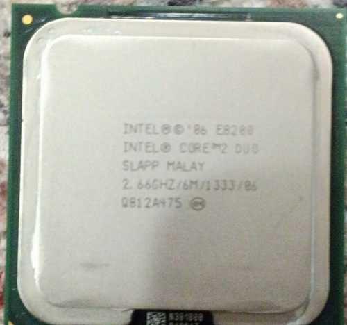 Процессор intel core 2 duo e8200 lga 775