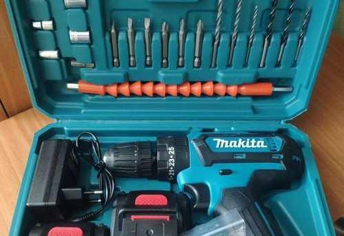 Шуруповерт makita 18 Вольт + набор