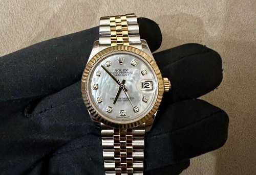 Часы Rolex Datejust Mother of Pearl с бриллиантами