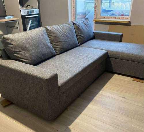 Угловой диван-кровать Торонто Hoff в рогожке
