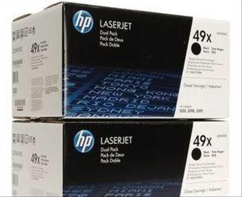 Двойная упаковка картриджей HP 49X Q5949XD Black
