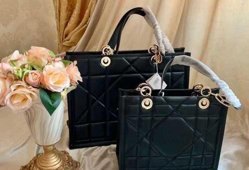 Dior lady сумка чёрная женская