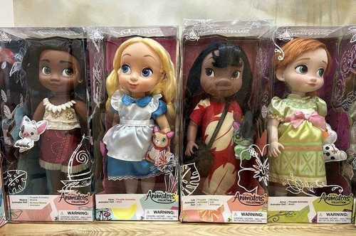 Куклы Disney Animators с треснутым блистером