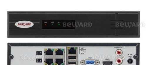 IP-видеорегистратор 4-канальный Beward BK0104H2-P4