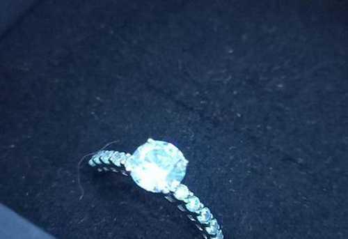 Серебряное кольцо женское 16 размер
