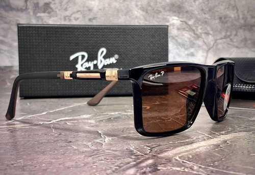 Солнцезащитные очки Ray Ban wayfarer коричневые