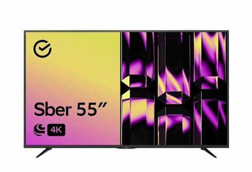 Телевизор новый Sber 55"(139 см) UHD 4K
