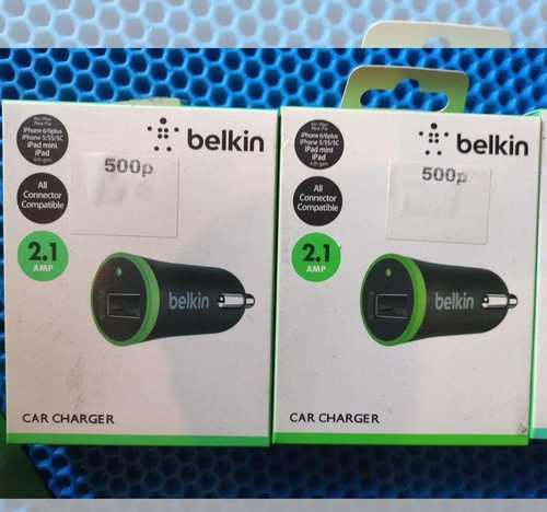 Автомобильное зарядное Belkin 2.1A