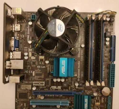 Intel Quad Q8400+Asus LGA775+8GB DDR3