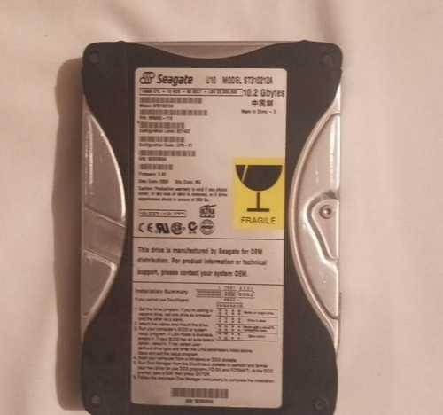 Жесткий диск Seagate ST310212A 10,2Gb