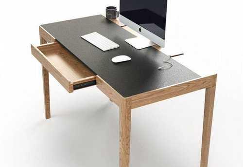 Дизайнерский письменный стол из дуба 120х60 см