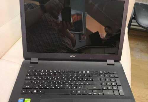 Acer e17, игровой ноутбук acer ES1-711, 17.3”