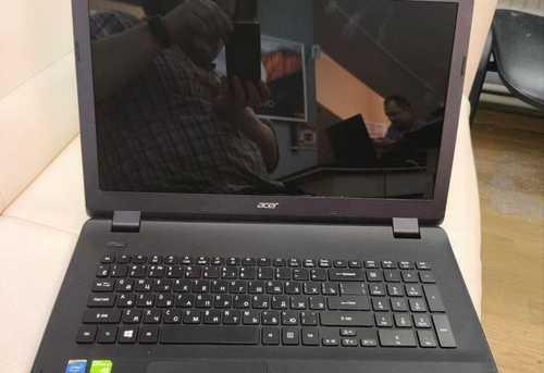 Acer e17, игровой ноутбук acer ES1-711, 17.3”