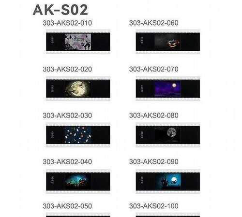 Набор слайдов Godox AK-S02 для насадки Godox AK-R2