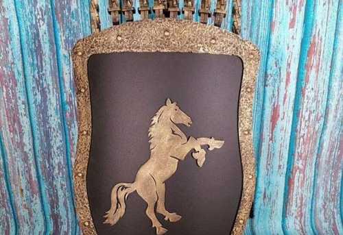 Каминный набор Щит-подставка Конь на 8 шампуров Бе