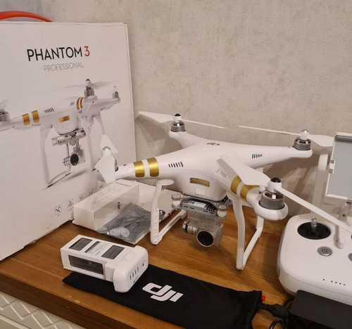 Квадрокоптер dji phantom 3 pro