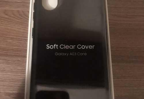 Чехол soft clear cover galaxy a03 core